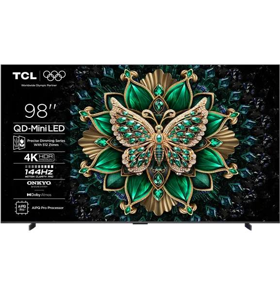 TCL 98C6K 4K QD-Mini LED 144Hz TV (2025) | Globalsat e-Shop